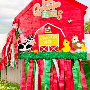 Beautiful Farm Animal Pinata for Birthday Party, Farm Birthday Animal ...