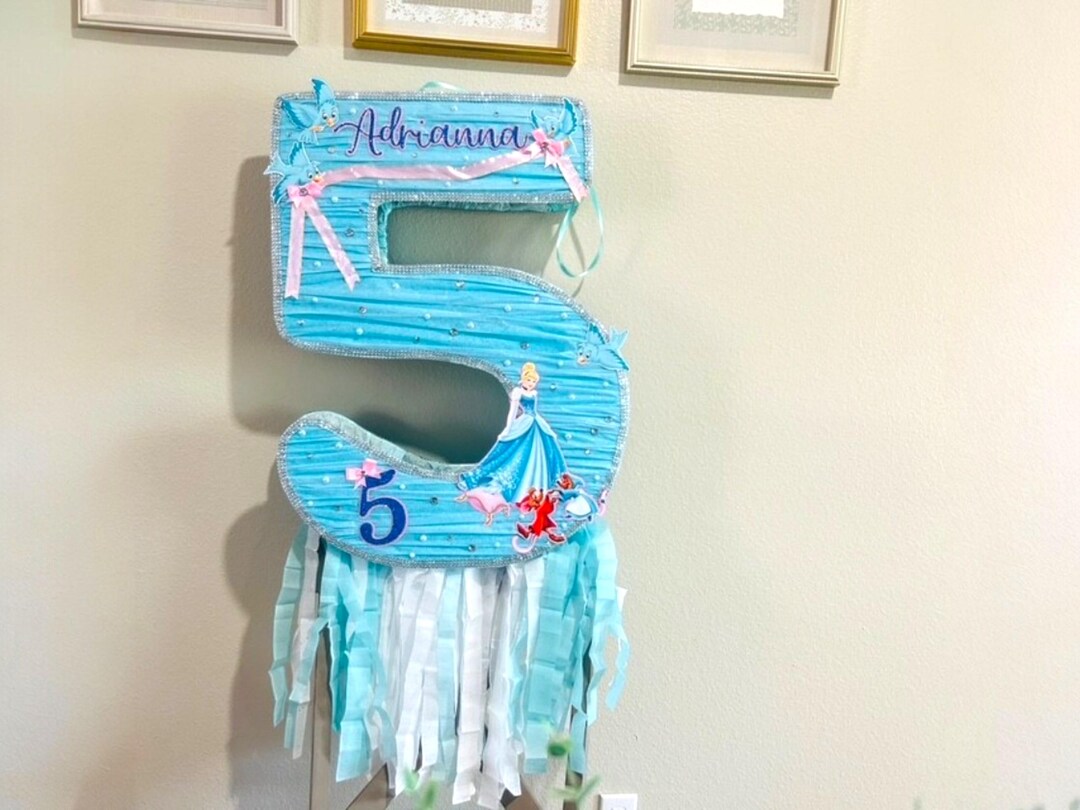 Princess Number Pinata Beautiful Cinderella Pinata for Photos With the ...