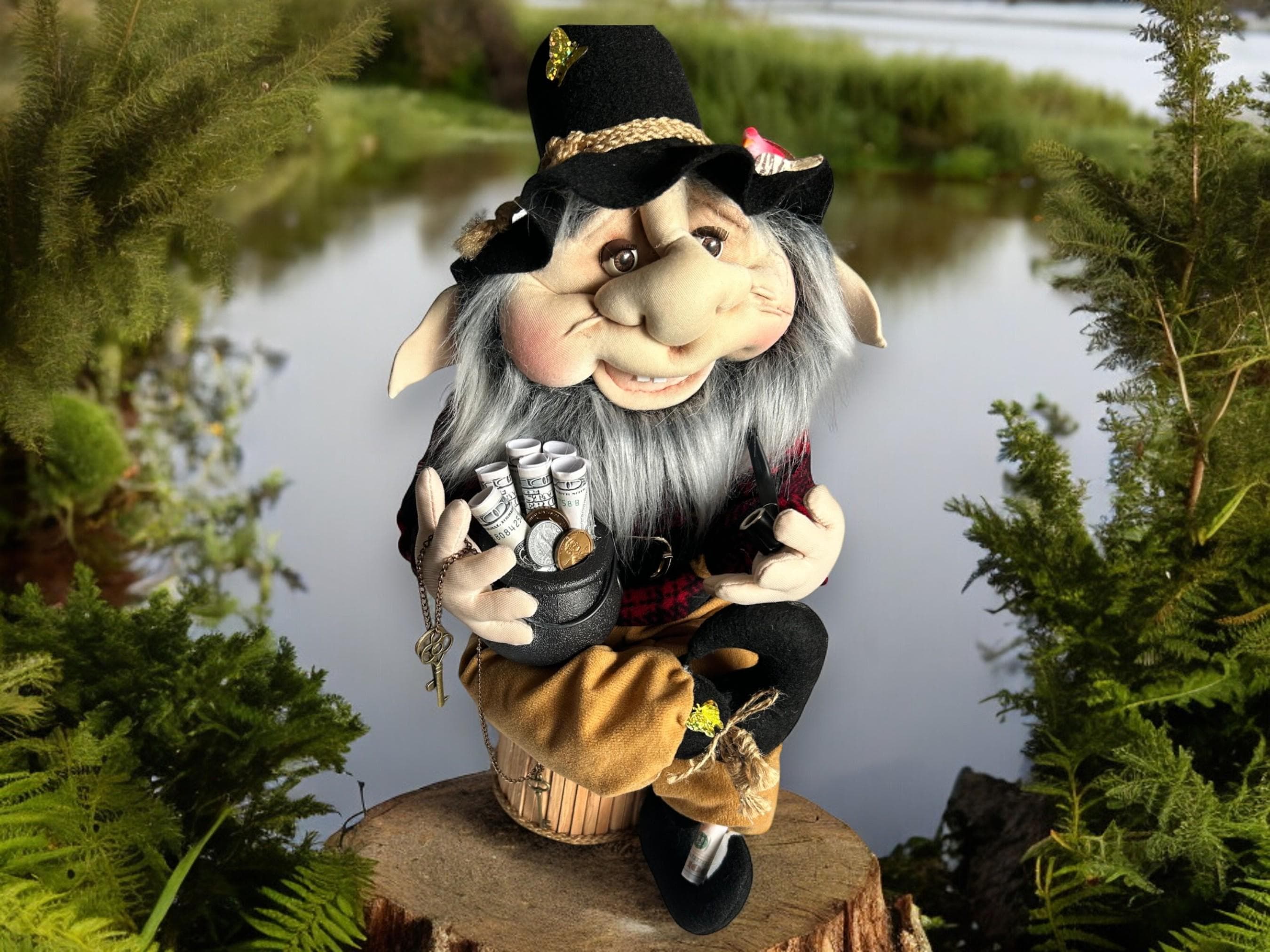 Good Fortune Gnome Good Luck Gnome of Abundance Gnome for Offices ...