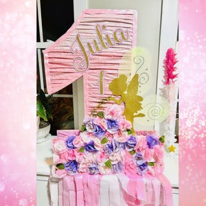Fairy Flower and Butterfly Piñata Number Pinata From 1 to 9 ...
