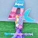 Mermaid Number Four Piñata Under the Sea Party Mermaid Birthday ...