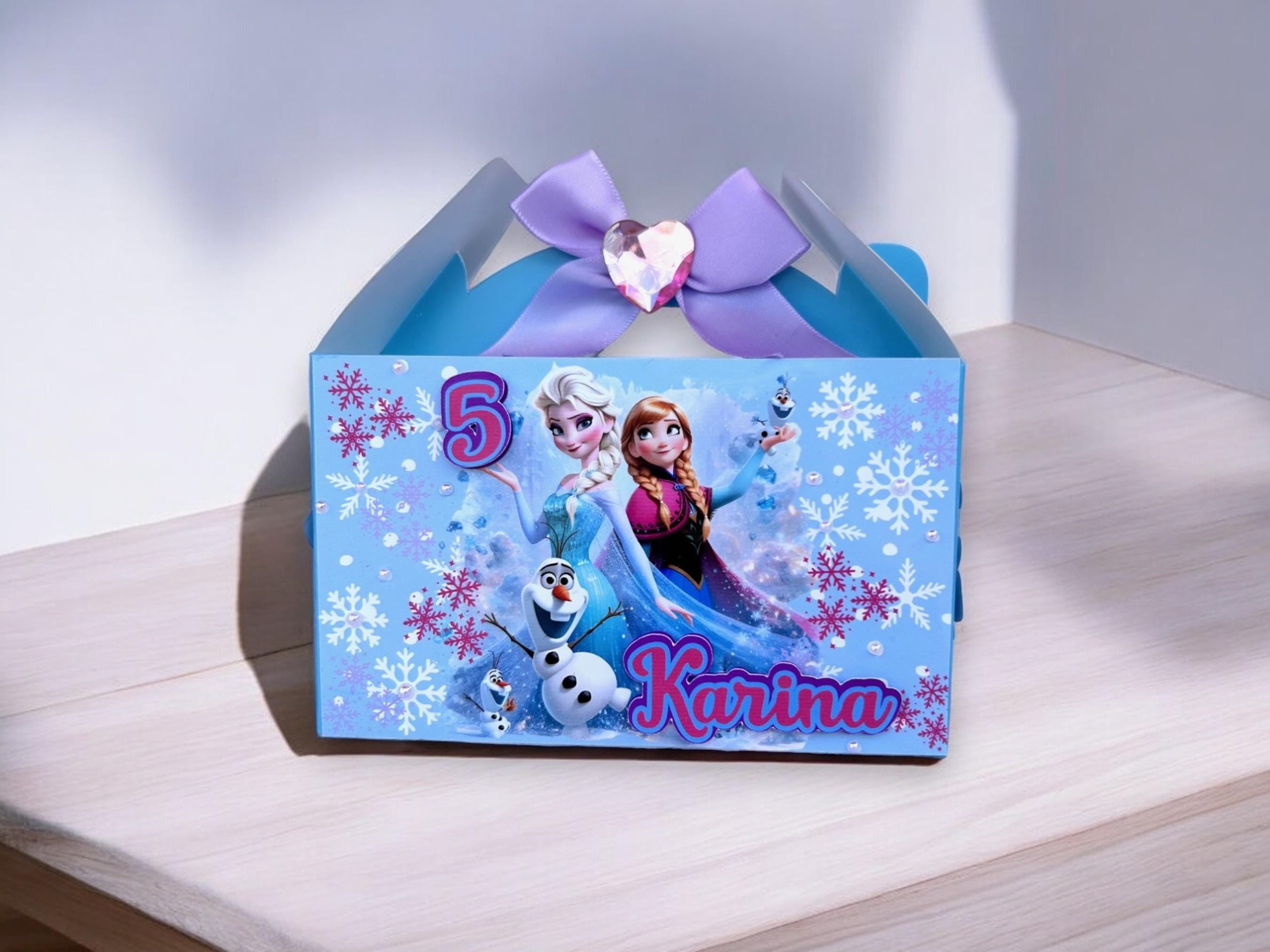 Frozen Party Favor Box: 3D Winter Birthday Candy Boxes - Etsy
