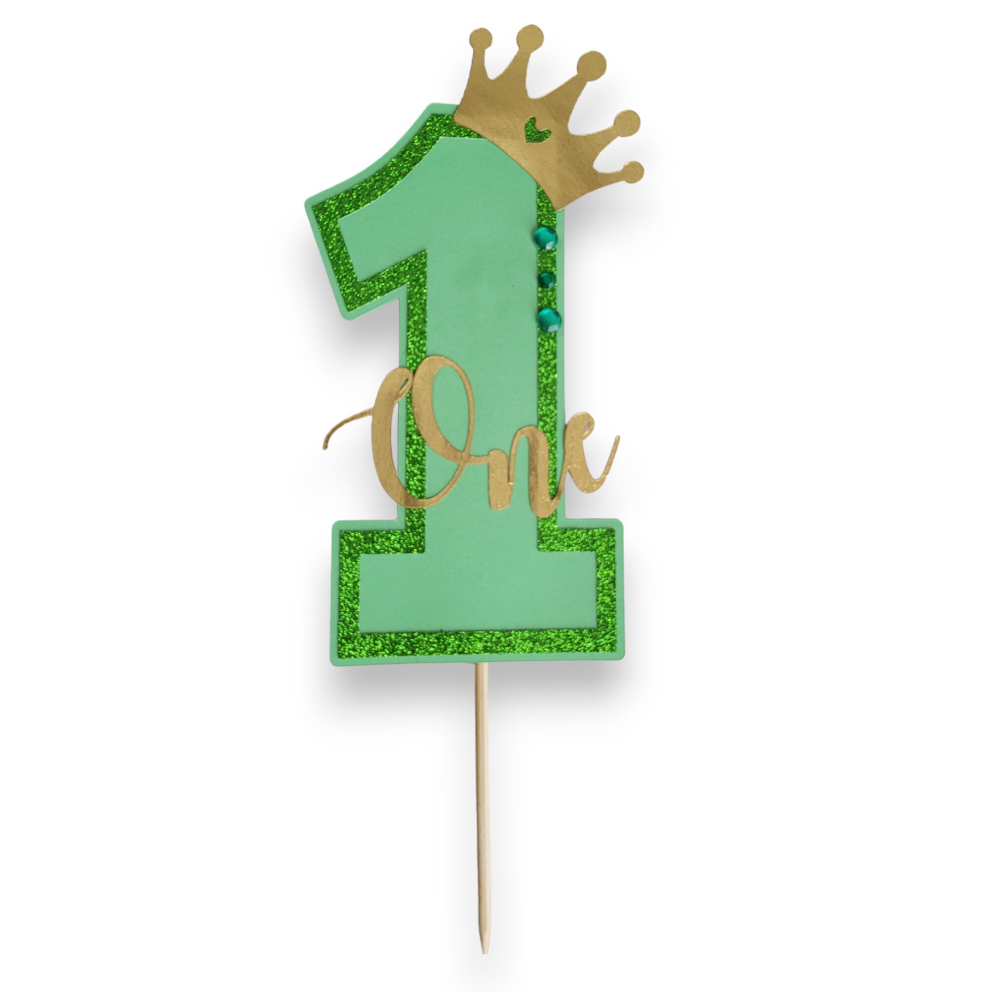 Crown One Cake Topper First Birthday Cake Topper One Smash Cake