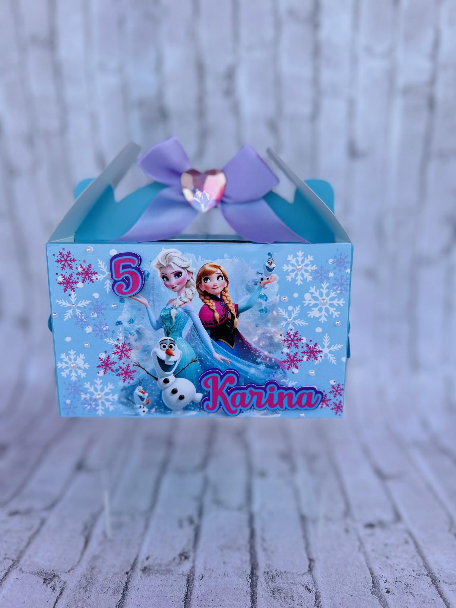 Frozen Party Favor Box: 3D Winter Birthday Candy Boxes - Etsy