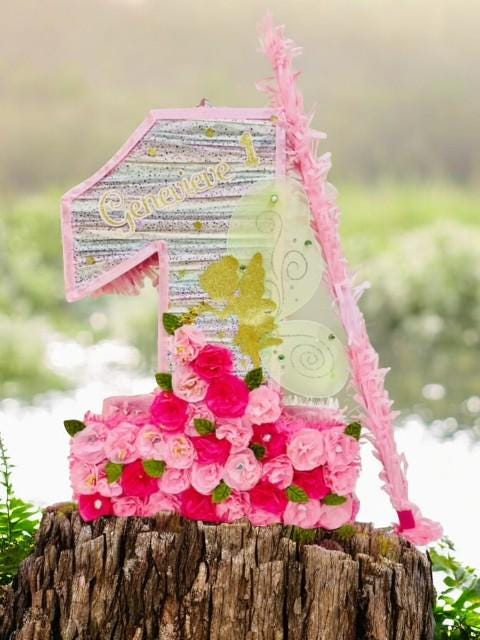 Fairy Flower and Butterfly Piñata Number Pinata From 1 to 9 ...