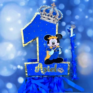Piñata of Numbers From 1 to 9 of Mickey Royal Blue Piñata of King or ...