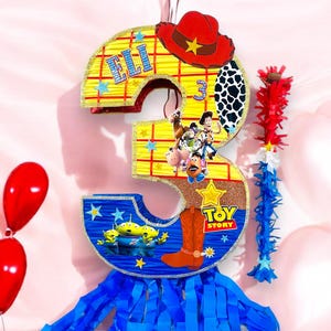 Personalized Number Piñata: Toy Story Cowboy Theme, Handmade - Etsy