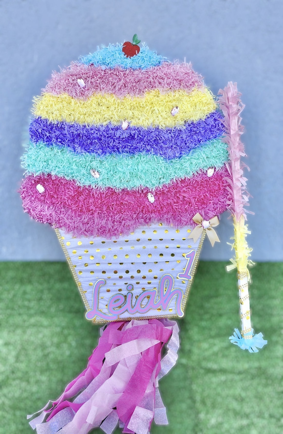 Ice Cream Cone Party Pinata Birthday Ice Cream Decorations Ice Cream ...