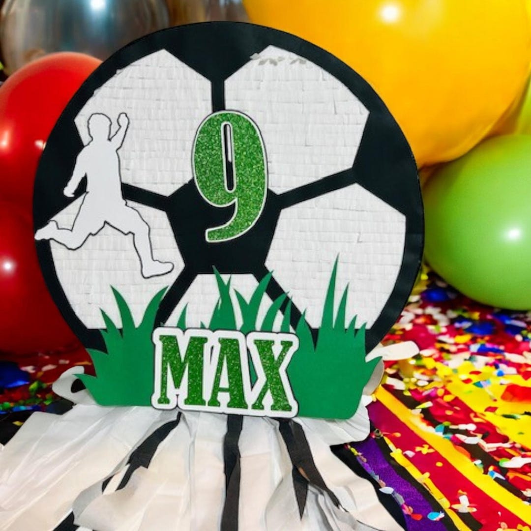 Personalized Football Pinata: Soccer Party Celebration - Etsy