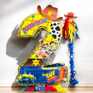 Personalized Number Piñata: Toy Story Cowboy Theme, Handmade - Etsy
