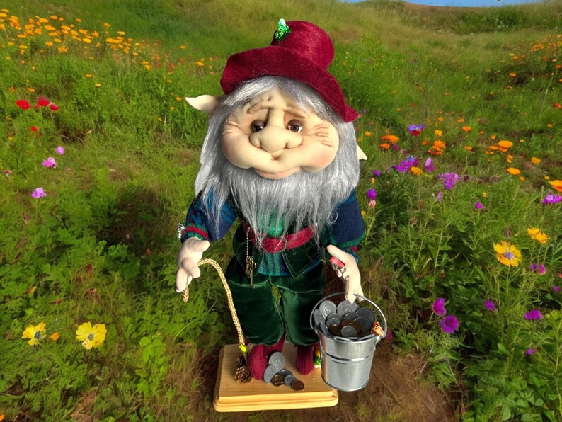 Good Fortune Gnome Good Luck Gnome of Abundance Gnome for Offices ...