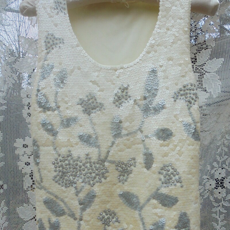 Silver Sequin Blouse - Etsy