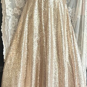 Gold Sequin Skirt, Maxi Skirt Metallic Sequin for Formal Party Skirt ...