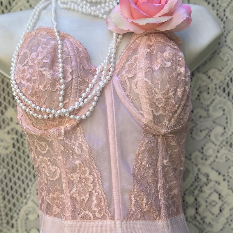 1950s Burlesque Corset - Etsy