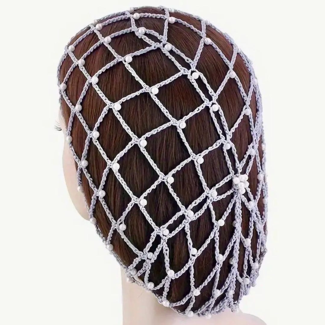 Hair Snoods With Pearl Embellishments - Etsy