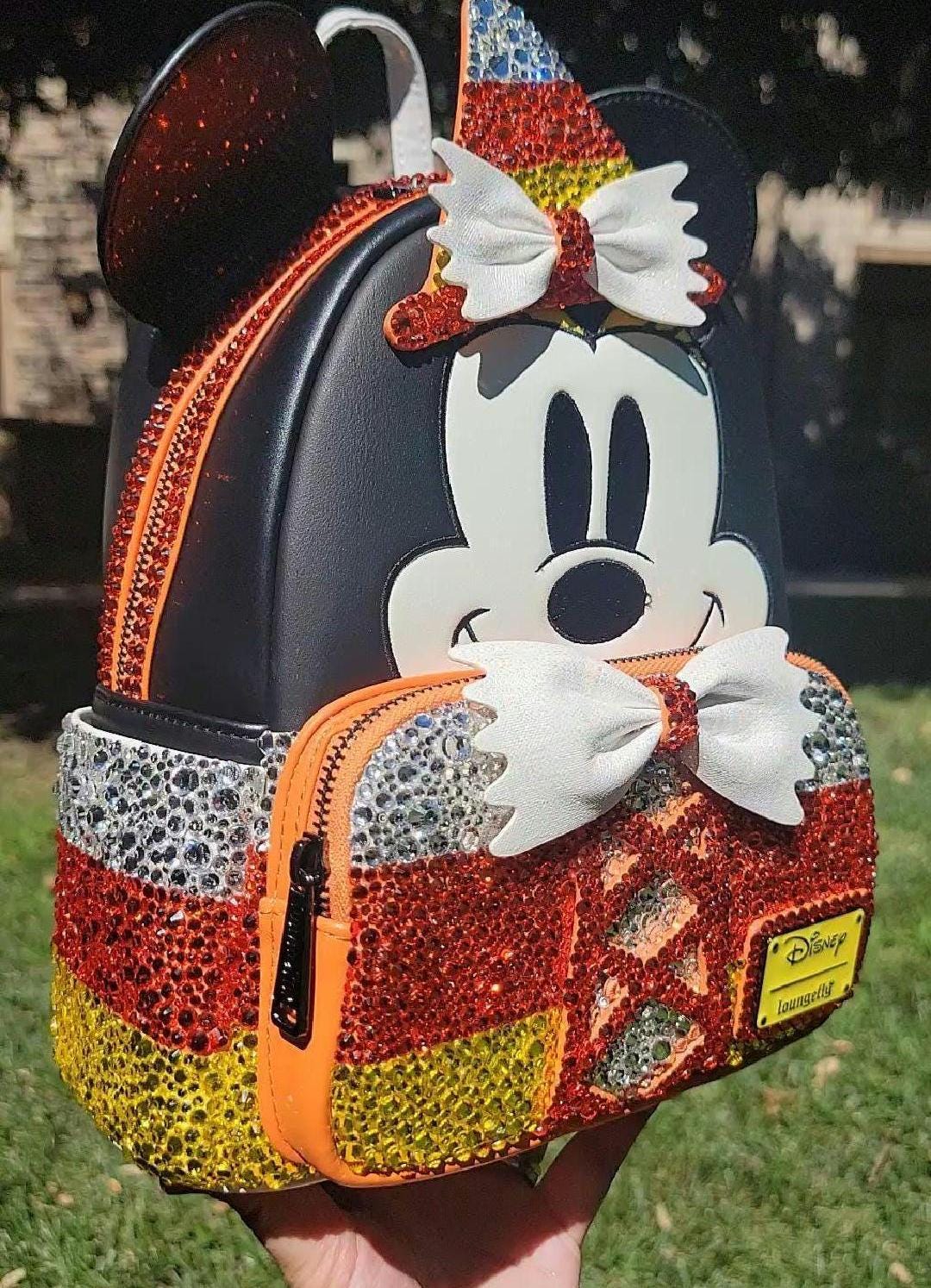 Custom Bling Minnie Mouse Candycorn Disney Loungefly Backpack - Etsy