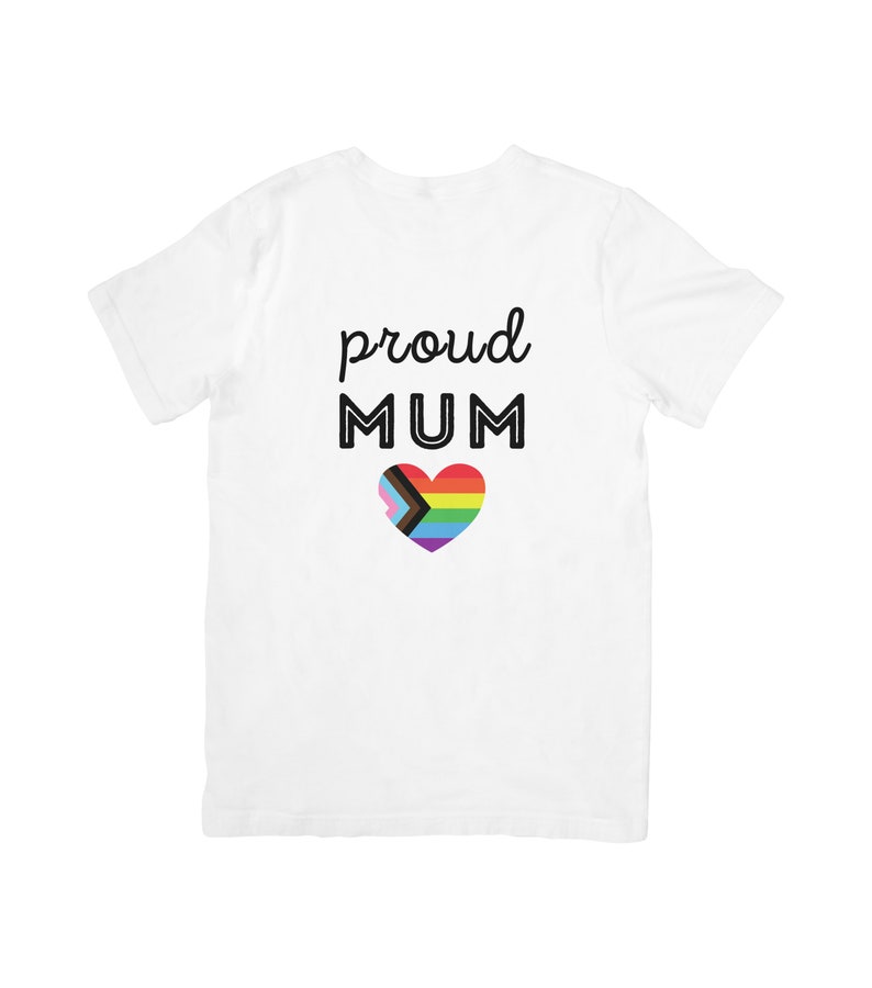 Pride Ally T-shirt for Family Proud Mum Dad Sister Brother Auntie Uncle ...