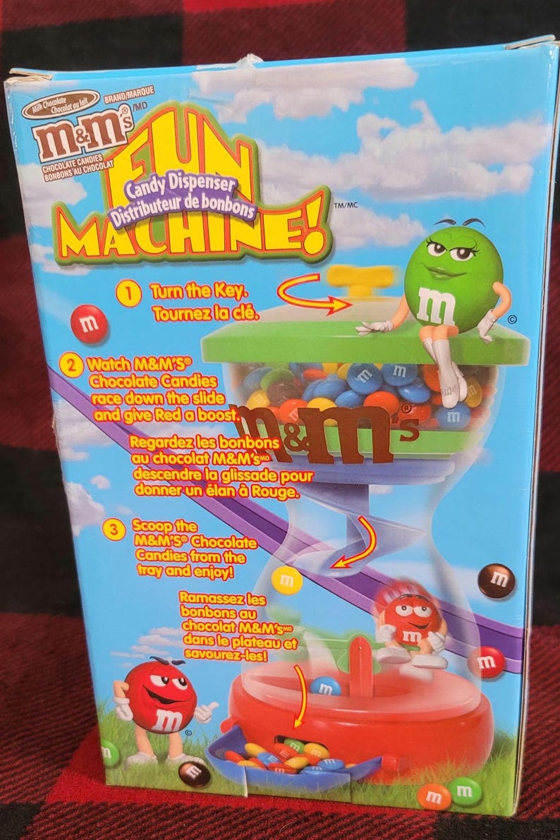 M&m's Fun Machine Candy Dispenser - Etsy