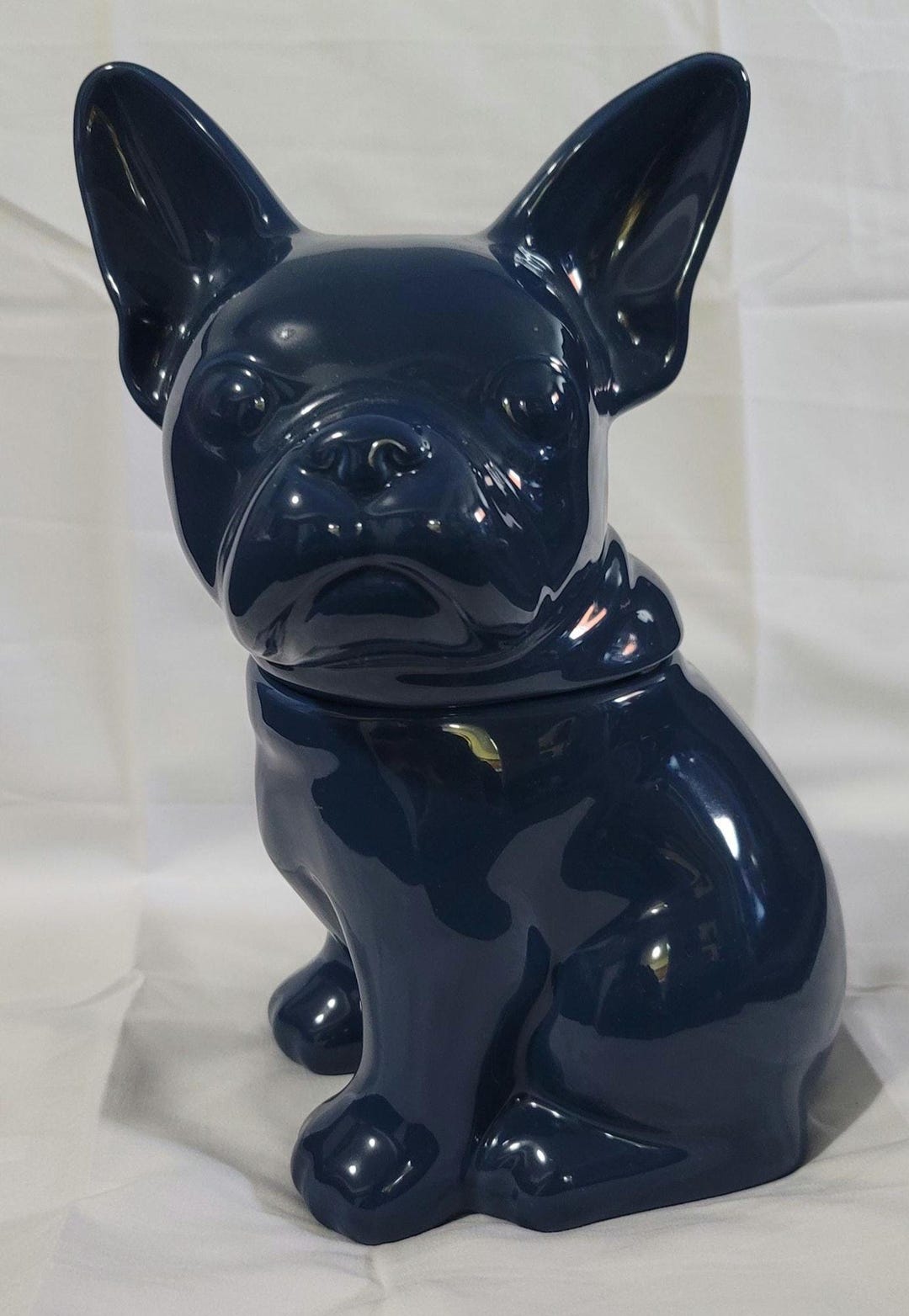 French Bulldog Cookie Jar Navy Threshold Dog Puppy Target Frenchie Blue ...