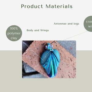Handcrafted Teal Clay Bug Art - Unique and Whimsical Sculpture for ...