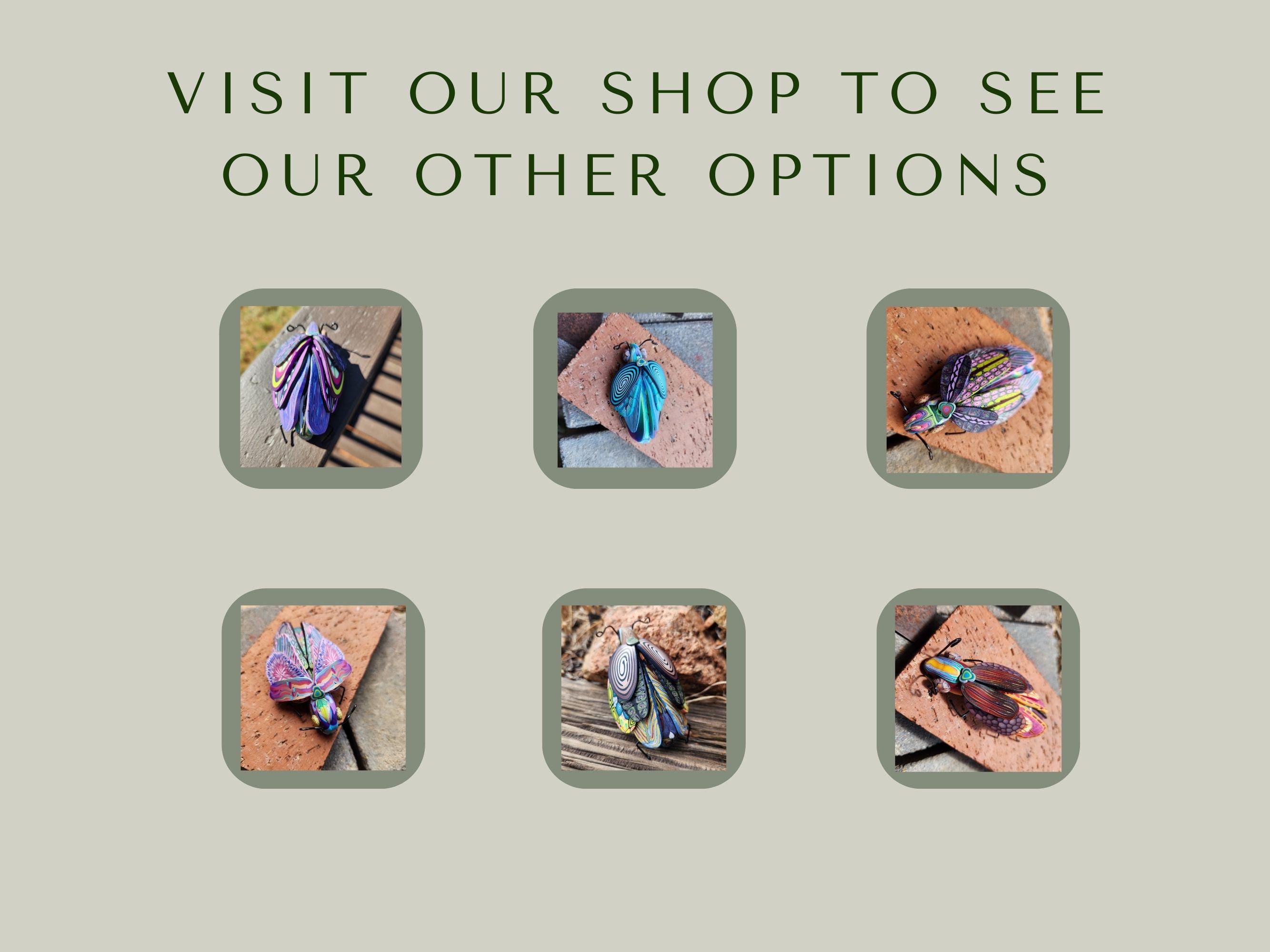 Bug Figurine in Polymer Clay,insect Sculpture,handmade Polymer Clay Bug ...