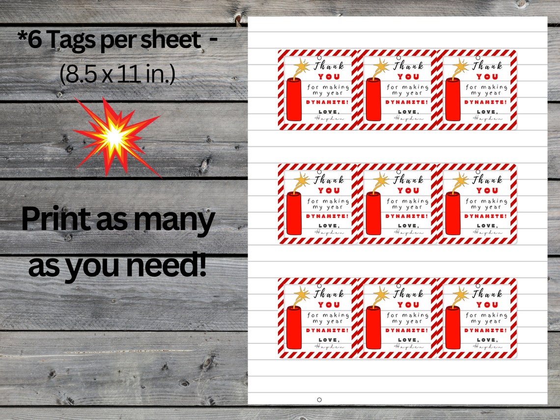 Teacher Appreciation Gift Tags, Best Teacher Ever Gift, Printable ...