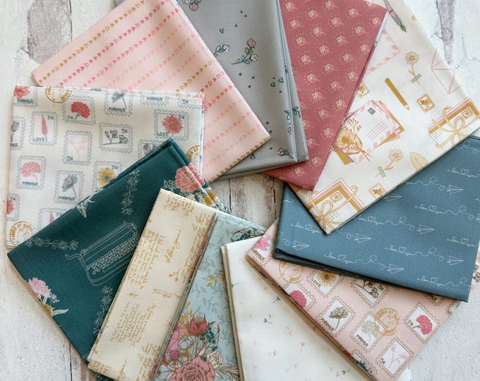 Love Letters / Fat Quarter Bundle - Etsy