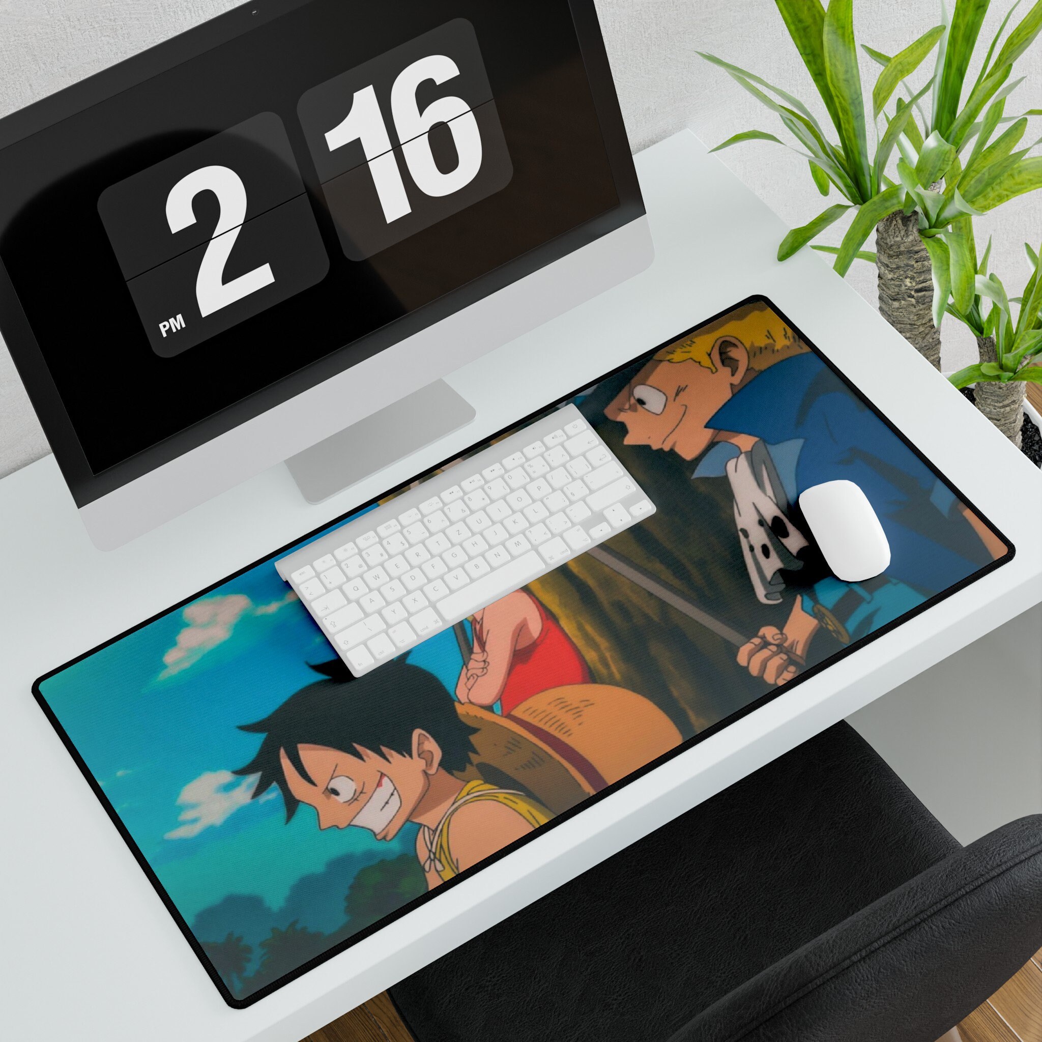 ASL One Piece Ace Sabo Luffy Desk Mats - Etsy