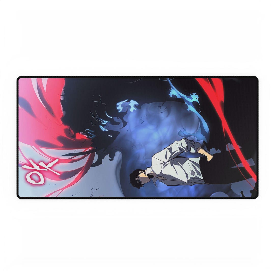 Solo Leveling Desk Mats Igris Blood Red Anime Manga Shonen Hunter ...