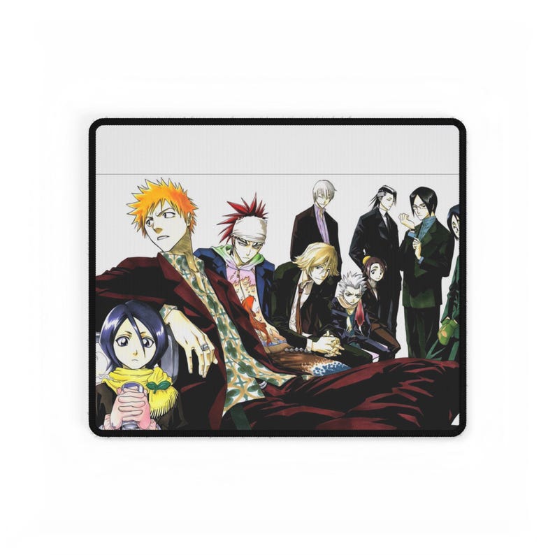 Anime Manga Desk Mats Ichigo Rukia Gin Bleach Soul Society Reaper ...
