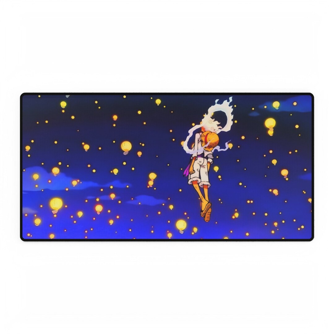 Luffy Gear 5 One Piece Desk Mats - Etsy