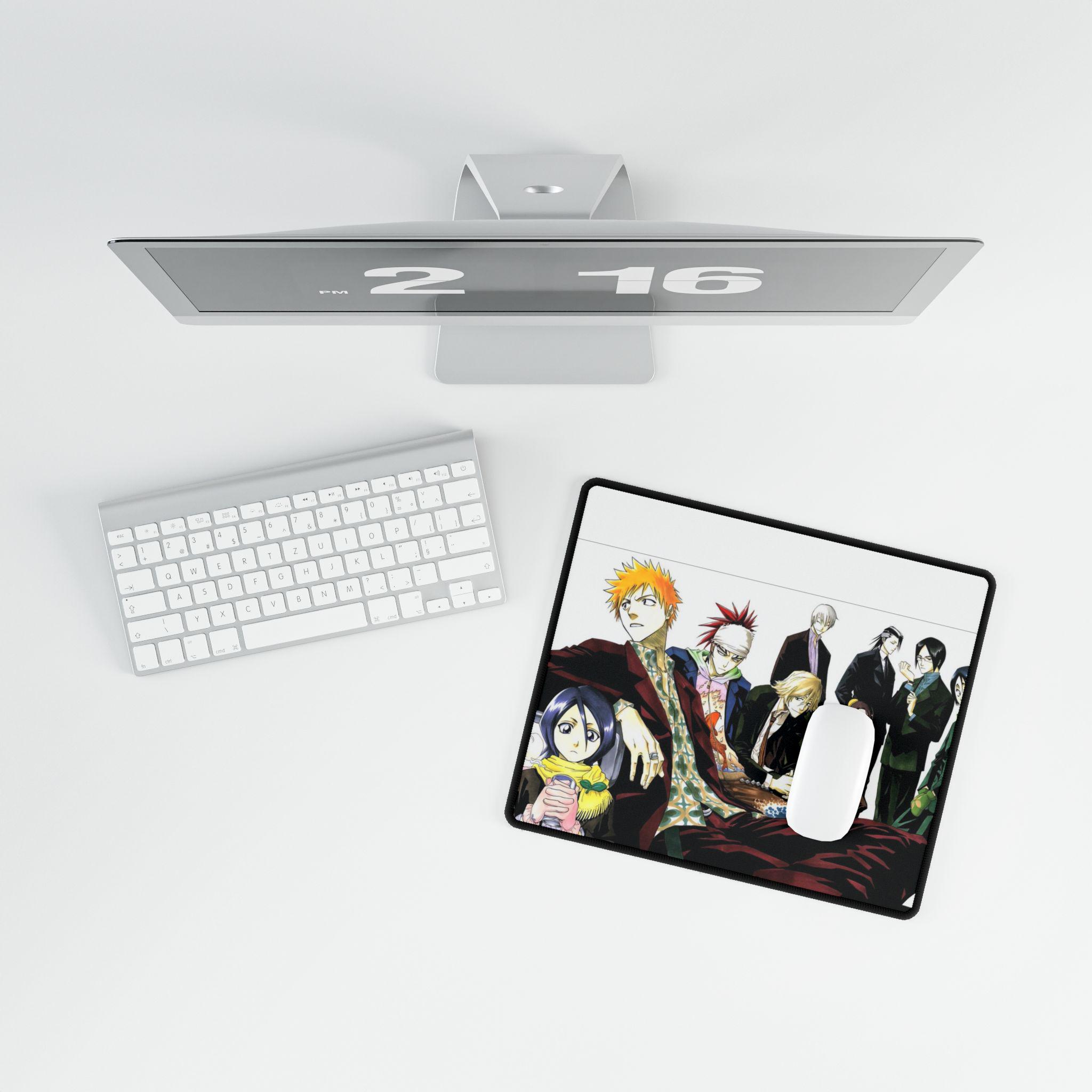 Anime Manga Desk Mats Ichigo Rukia Gin Bleach Soul Society Reaper ...