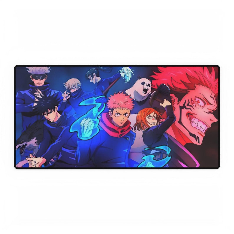 Jujutsu, Kaisen, Desk Mats, Lobotomy, Anime, Manga, Shonen, Gojo ...