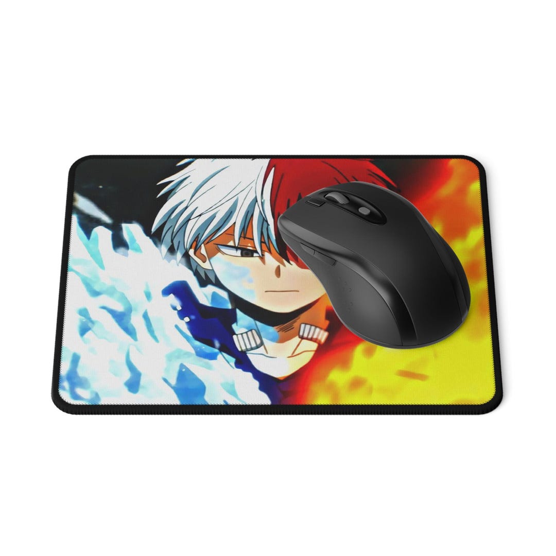 Shoto, Todoroki, Non-slip Gaming Mouse Pad, SHOTO TODOROKI, Icyhot, Icy ...