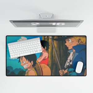 ASL One Piece Ace Sabo Luffy Desk Mats - Etsy