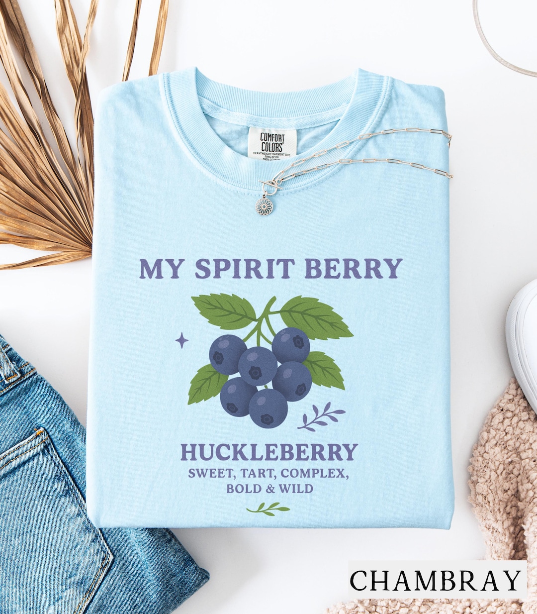Huckleberry T-shirt, Spirit Berry Retro Comfort Colors® Tee, Aesthetic ...