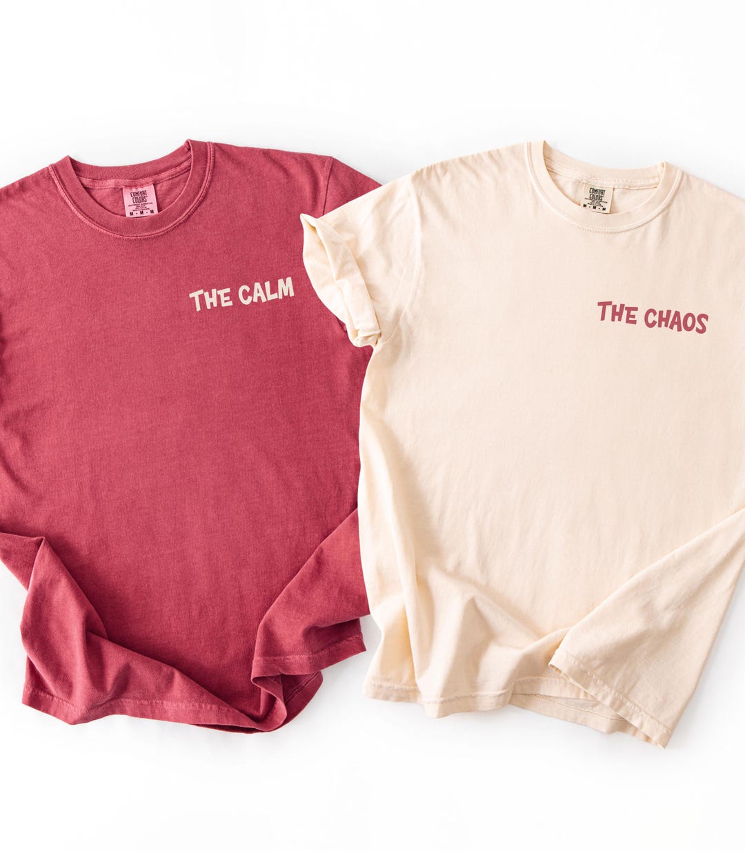 The Calm the Chaos Shirts, We're Not Okay Tees, Funny Friend Shirts ...