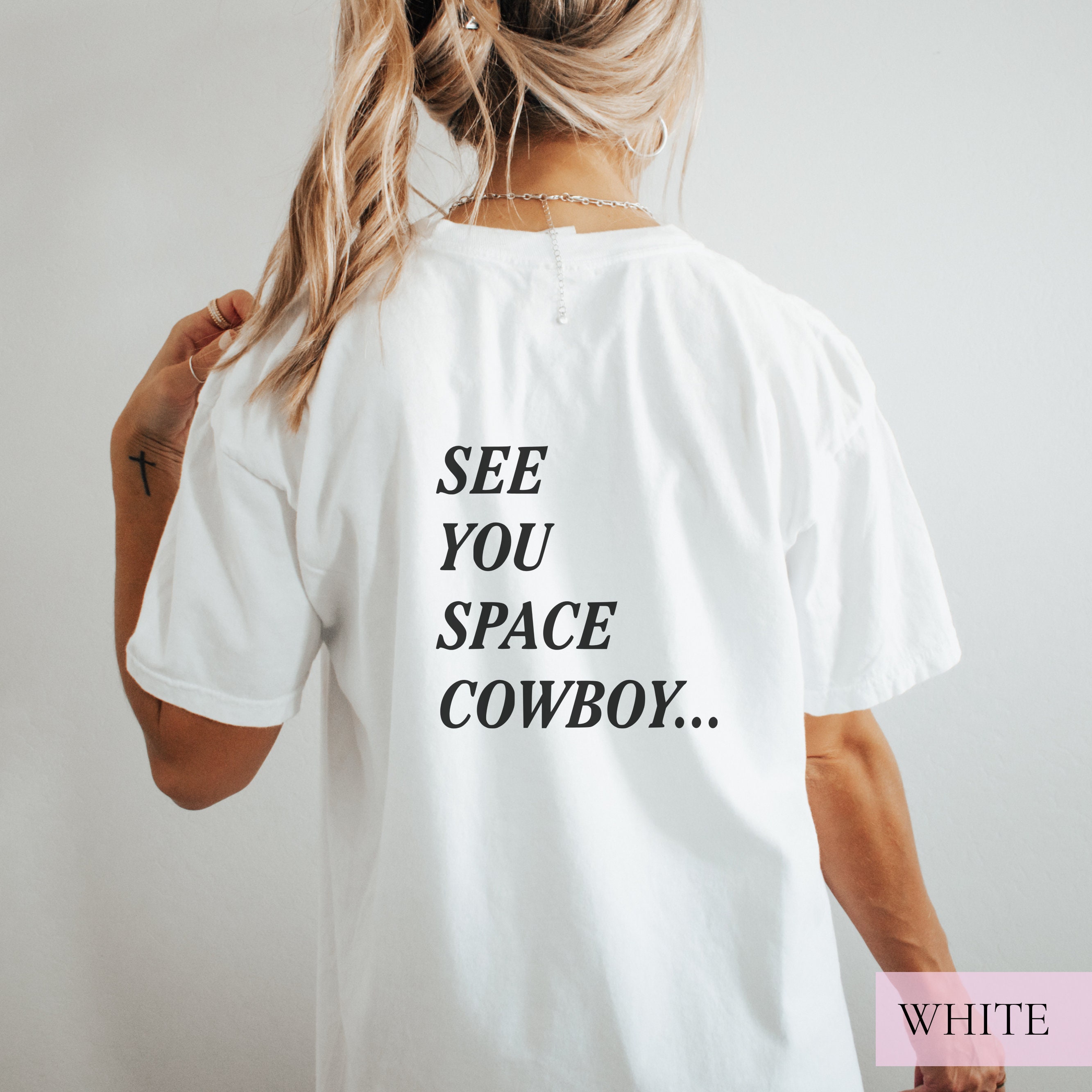 See You Space Cowboy Front and Back T-shirt, Bebop Anime Shirt ...