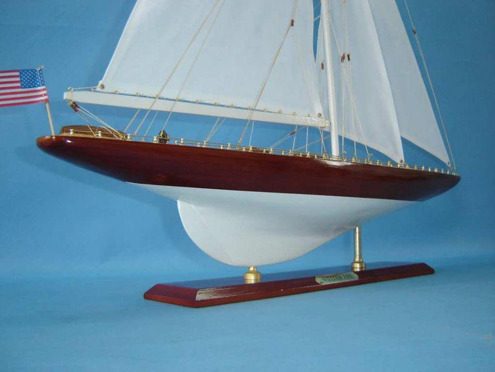 Wooden William Fife Limited Model Sailboat Decoration 35" - Etsy