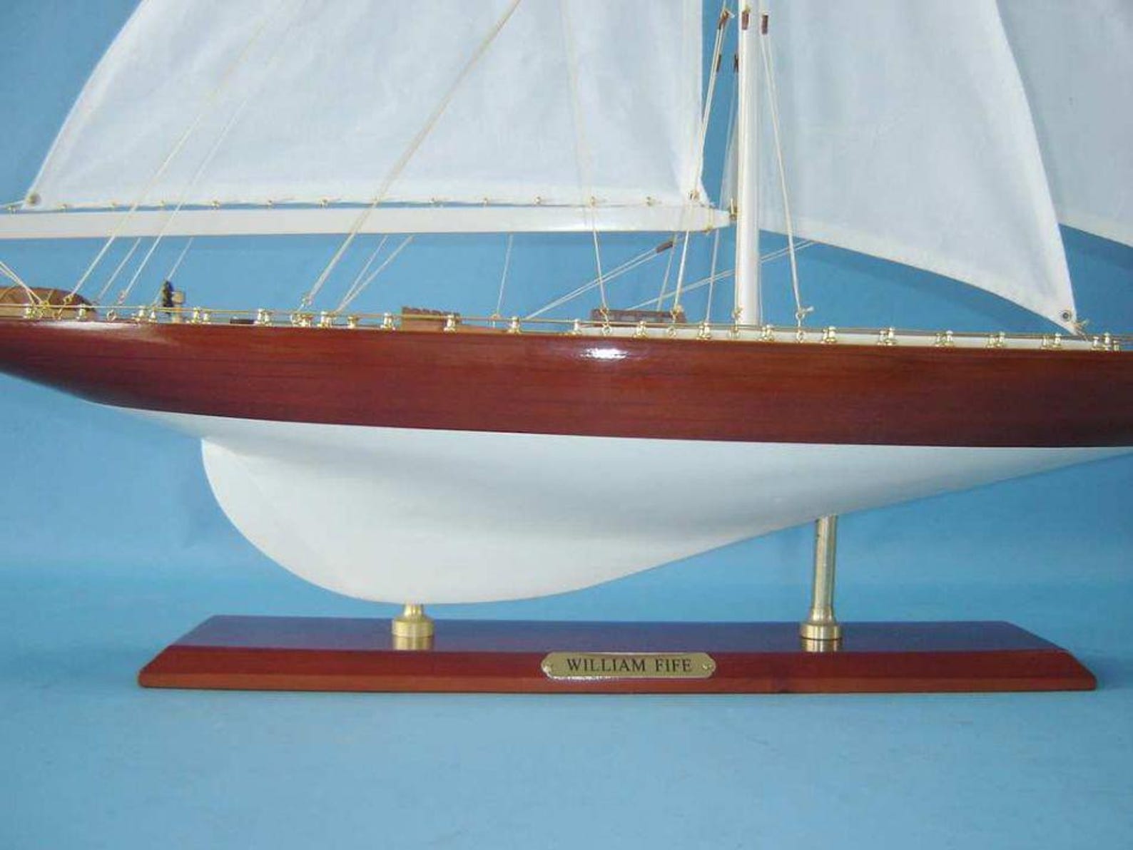 Wooden William Fife Limited Model Sailboat Decoration 35" - Etsy