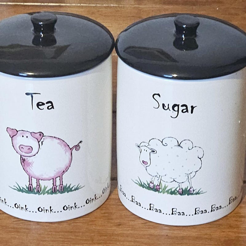 Tea Canister Set - Etsy UK