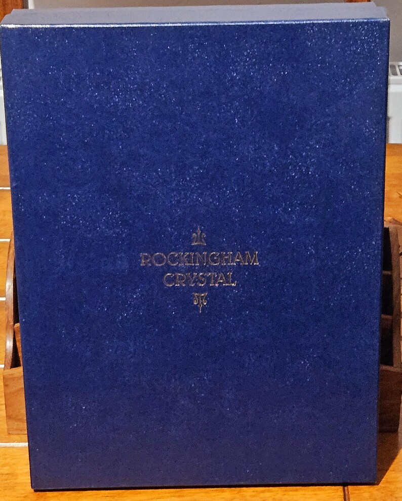 New in Box Vintage Rockingham Crystal Sherry Glasses, Set of 6, 50ml ...