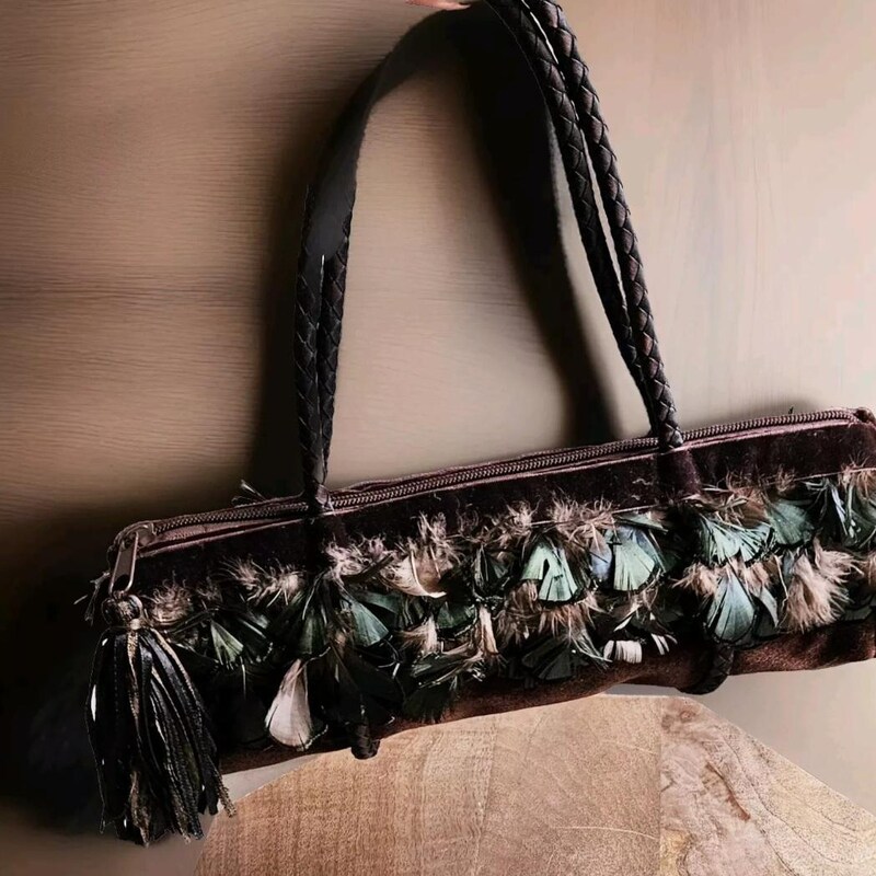Ostrich Feather Purse - Etsy