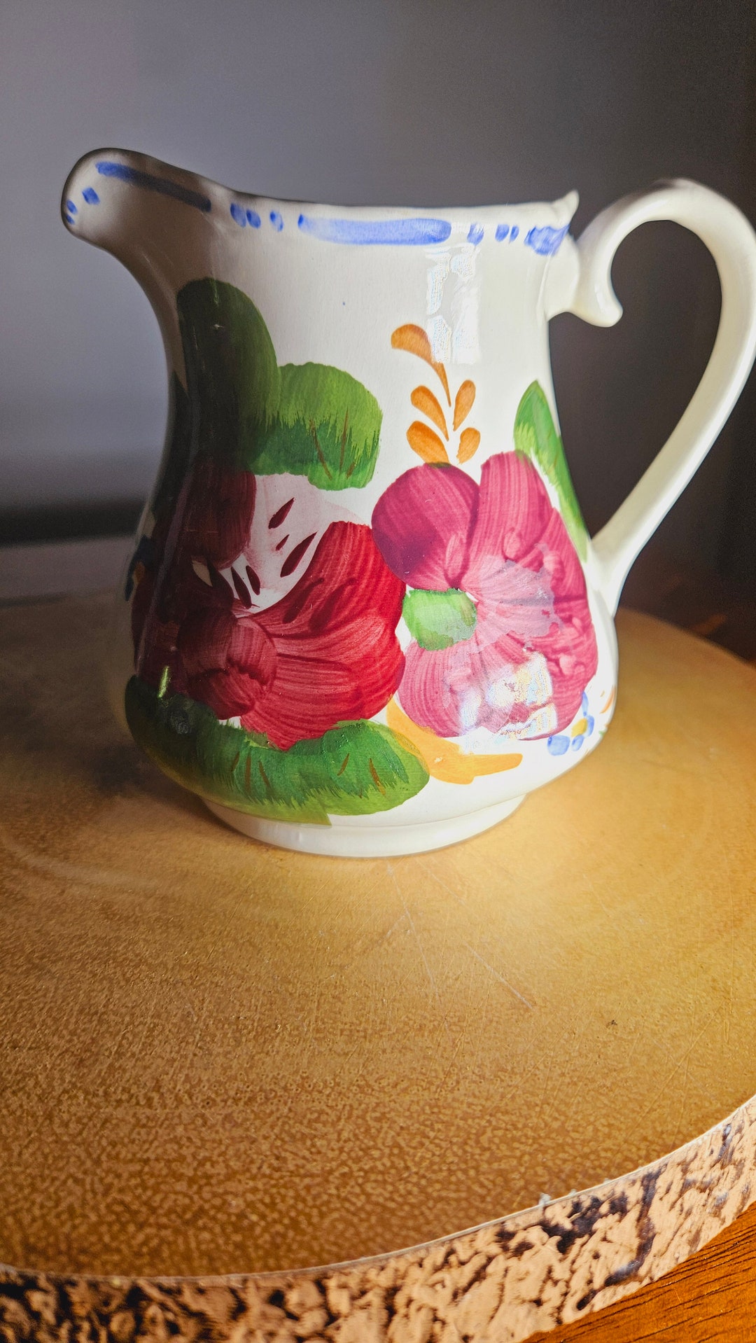 Vintage Simpsons England Chanticleer Ware Belle Fiore 6" Jug Pitcher - Etsy