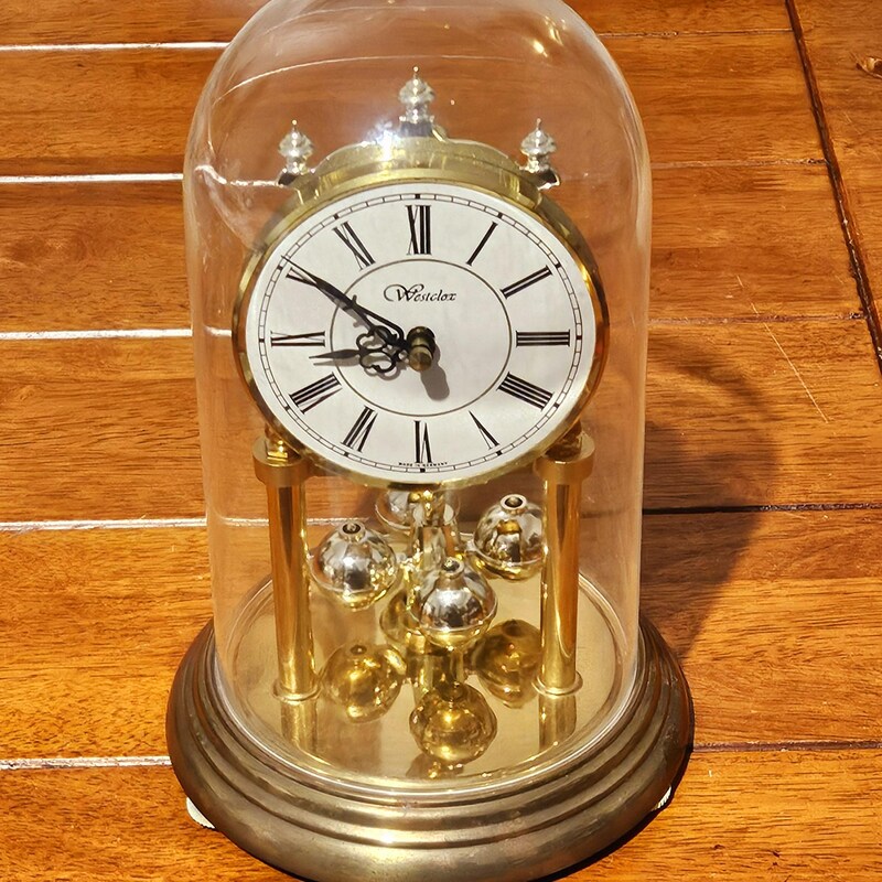 Anniversary Clock Glass Dome - Etsy