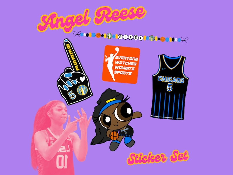 CUSTOM WNBA PLAYER Choose Your Player Sticker Set of 6 - Etsy