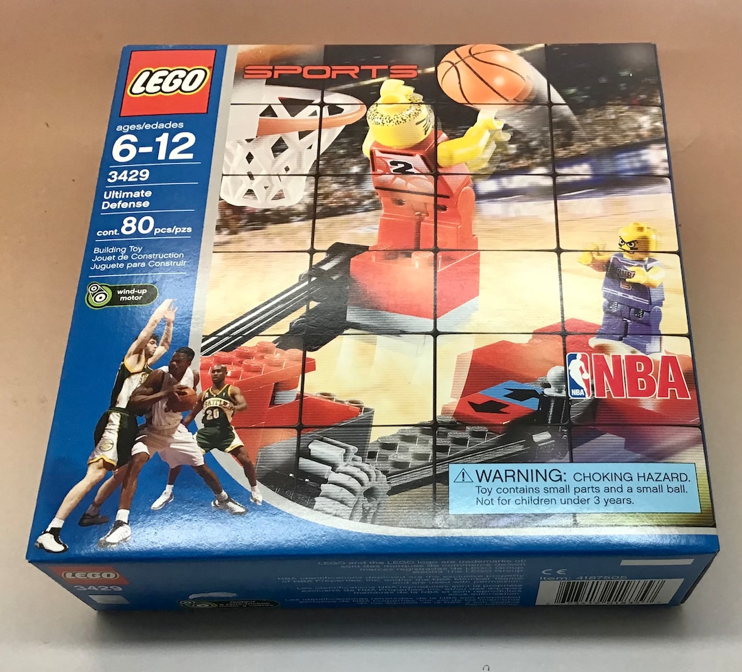 Vintage Lego Sports Building Toy Kit NBA 3429 NIB - Etsy