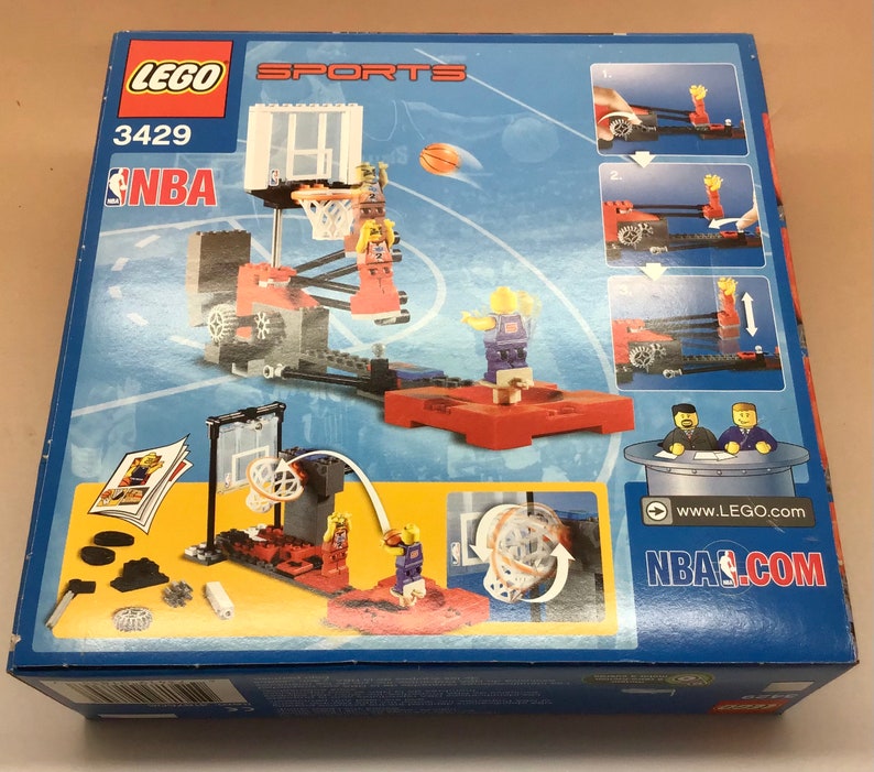 Vintage Lego Sports Building Toy Kit NBA 3429 NIB - Etsy
