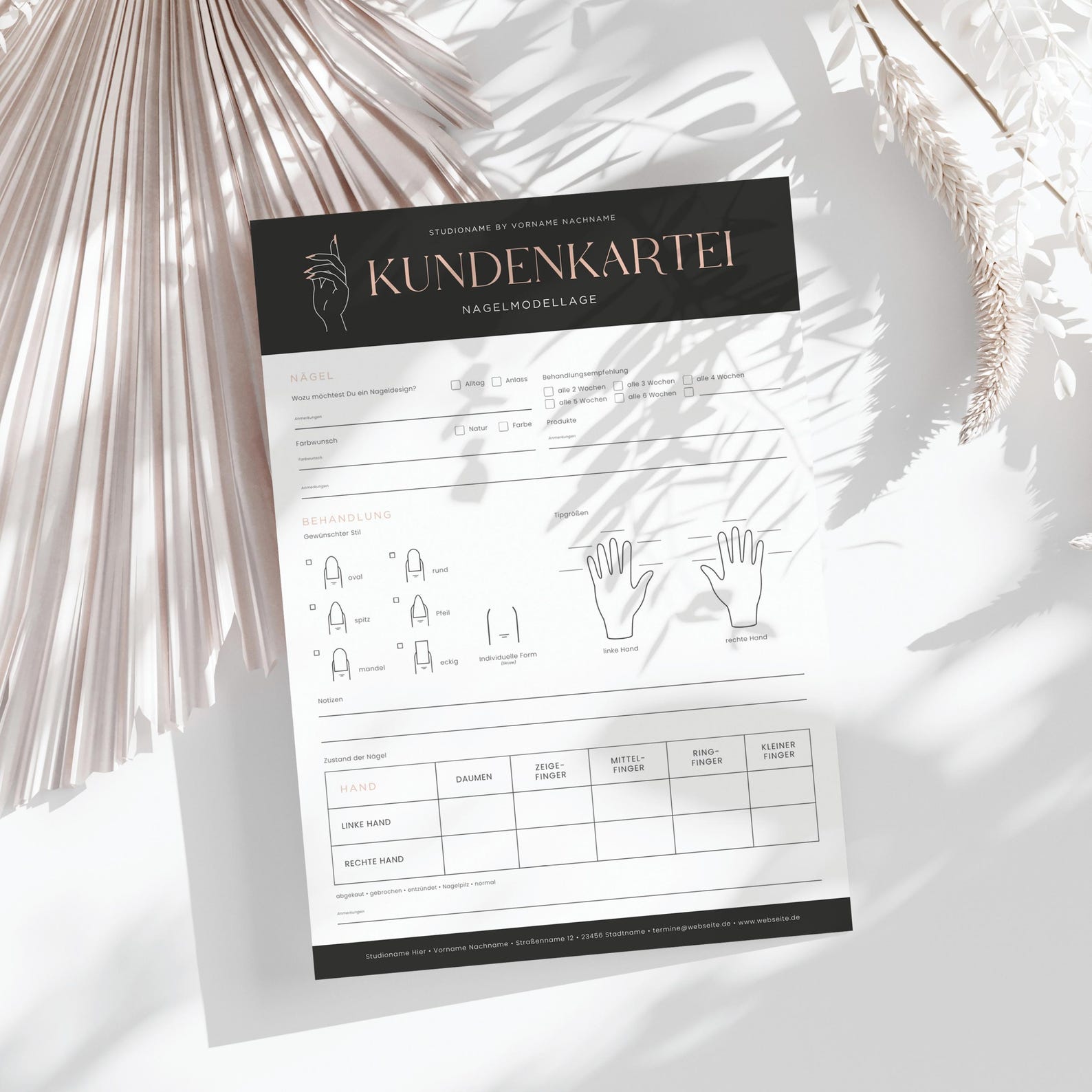 Consent Form for Nail Design, Nail Modeling in Nail Studio Forms - Etsy
