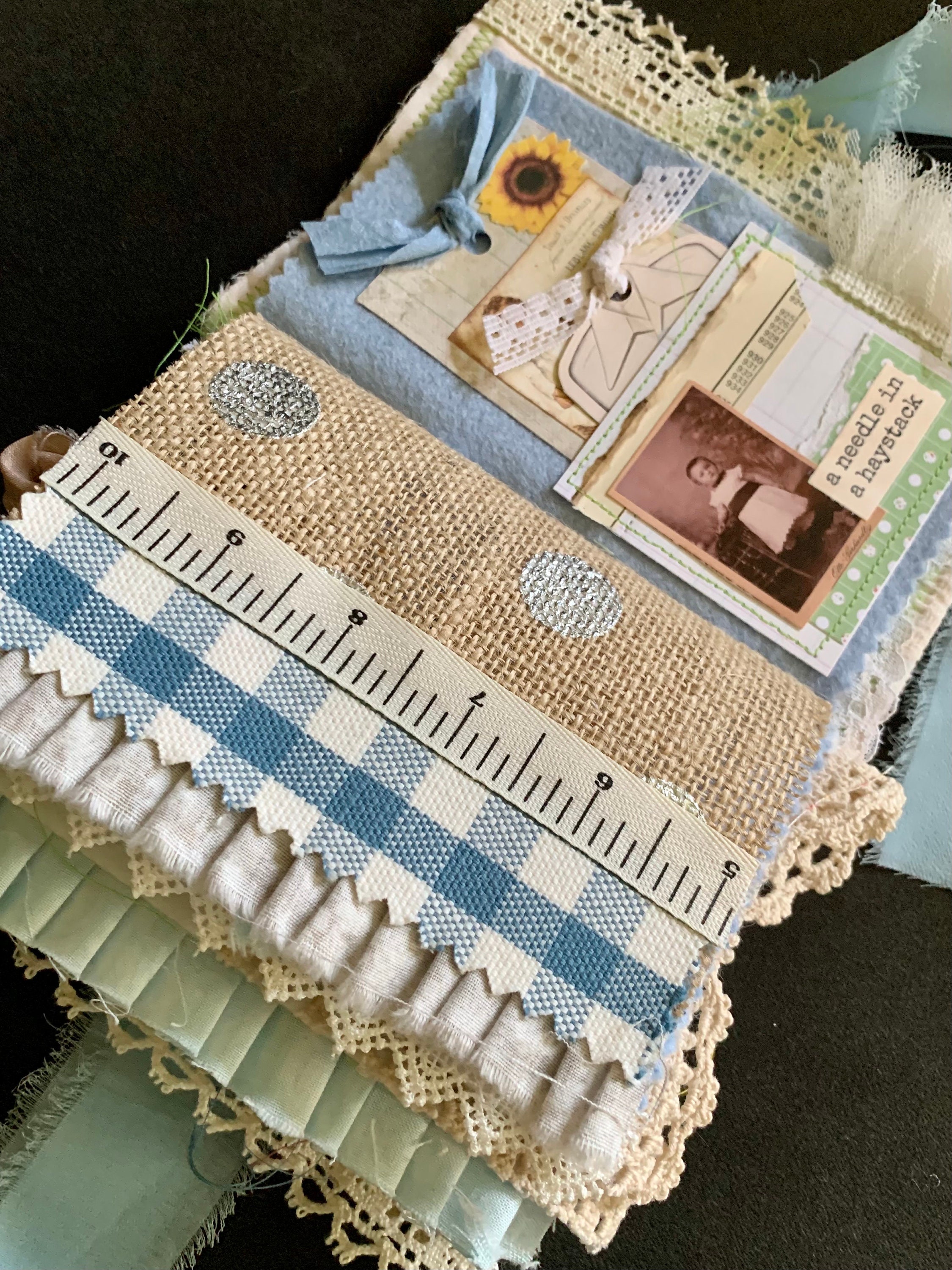 Thimble Boy, A Handmade Needle Book From Vintage Quilt Sewing ...